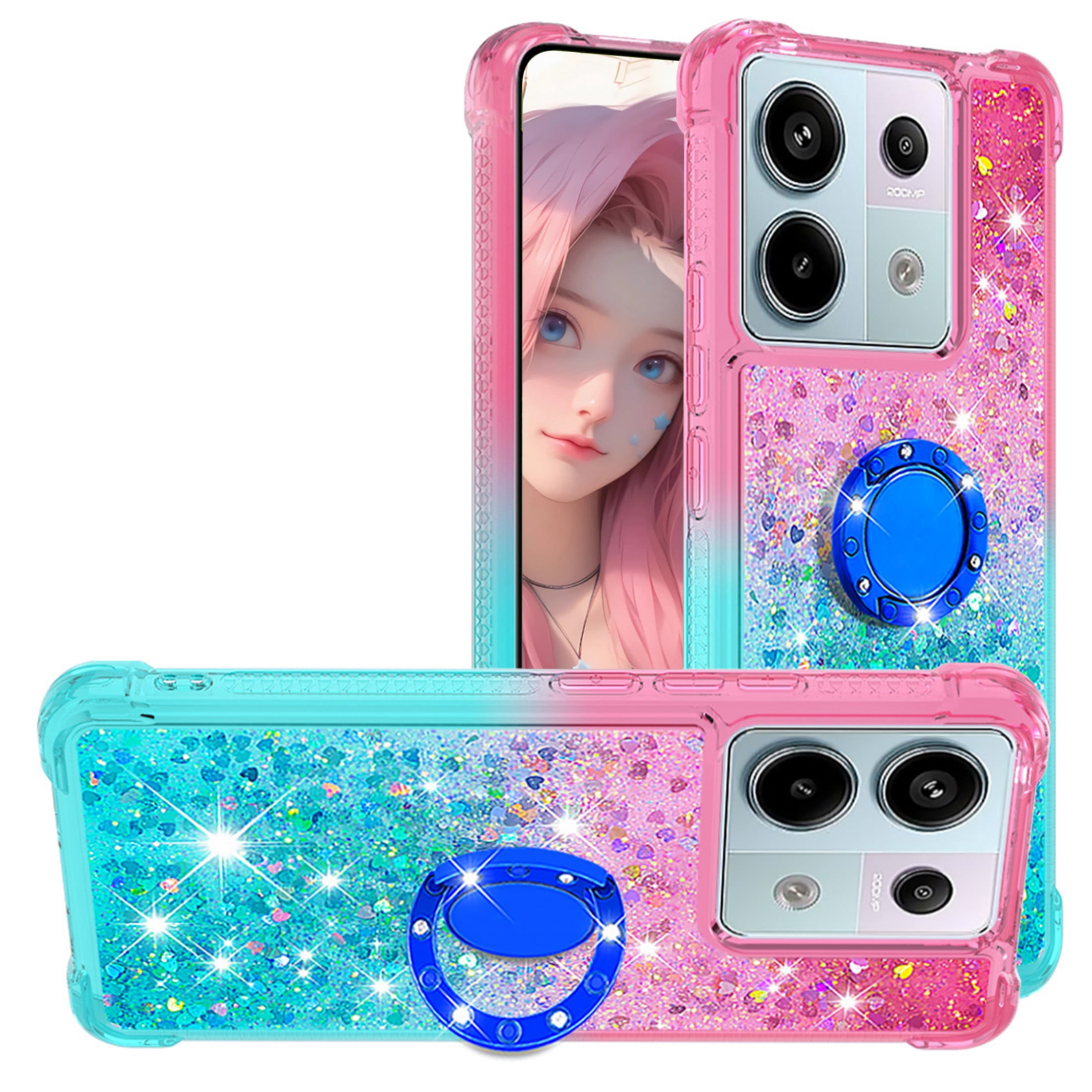 CCSmall for Xiaomi Redmi Note 13 Pro 5G Cute Case with Kickstand for ...