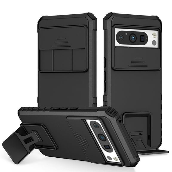 ELARA- For Google Pixel 8 Pro Case Case Shockproof Rugged With Slide ...
