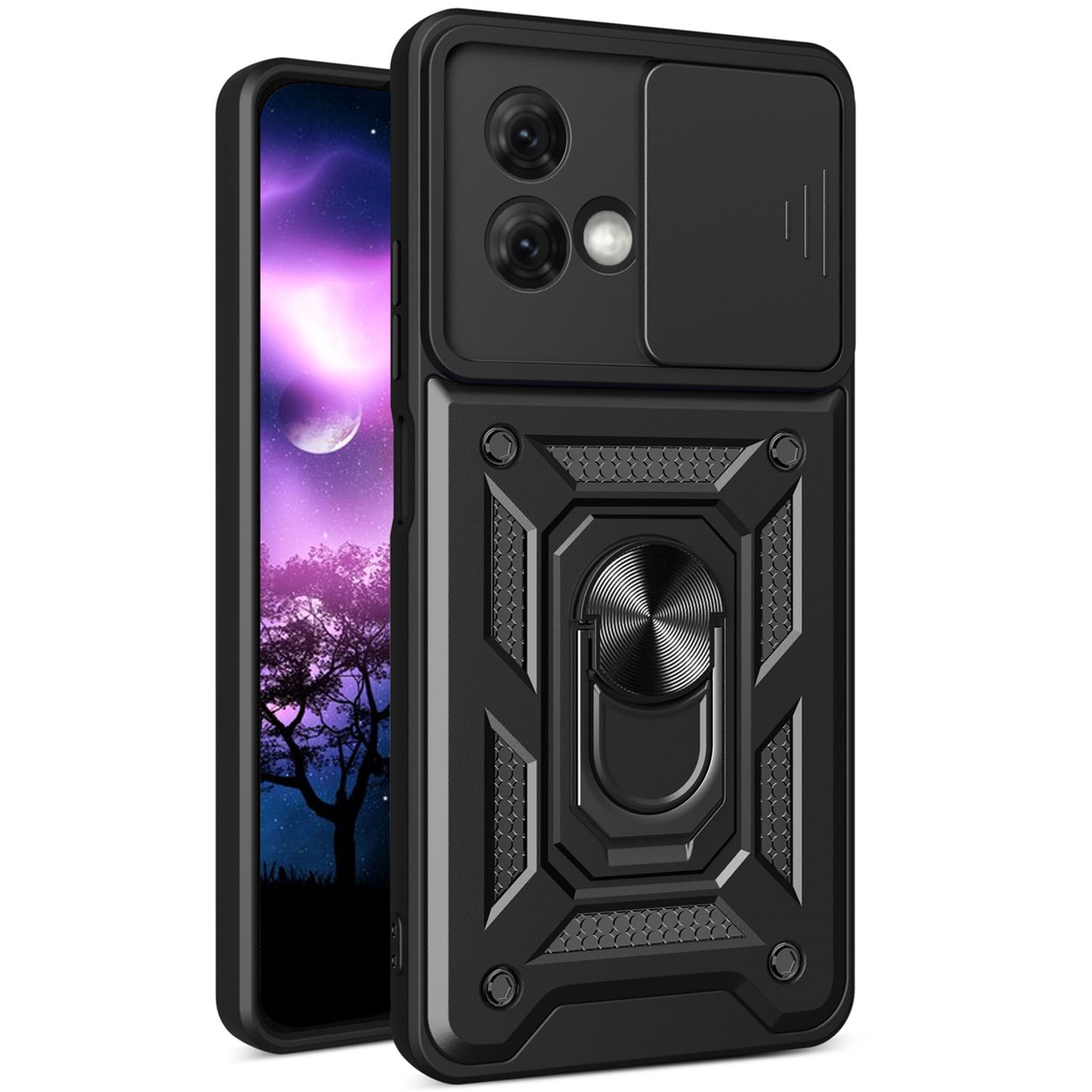 CCSmaller for Motorola G84 5G Case with Slide Camera Cover for Men ...