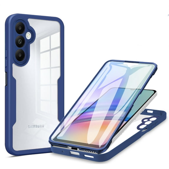 CCSmaller for Samsung Galaxy A15 Clear Case with Screen Protector, Full ...