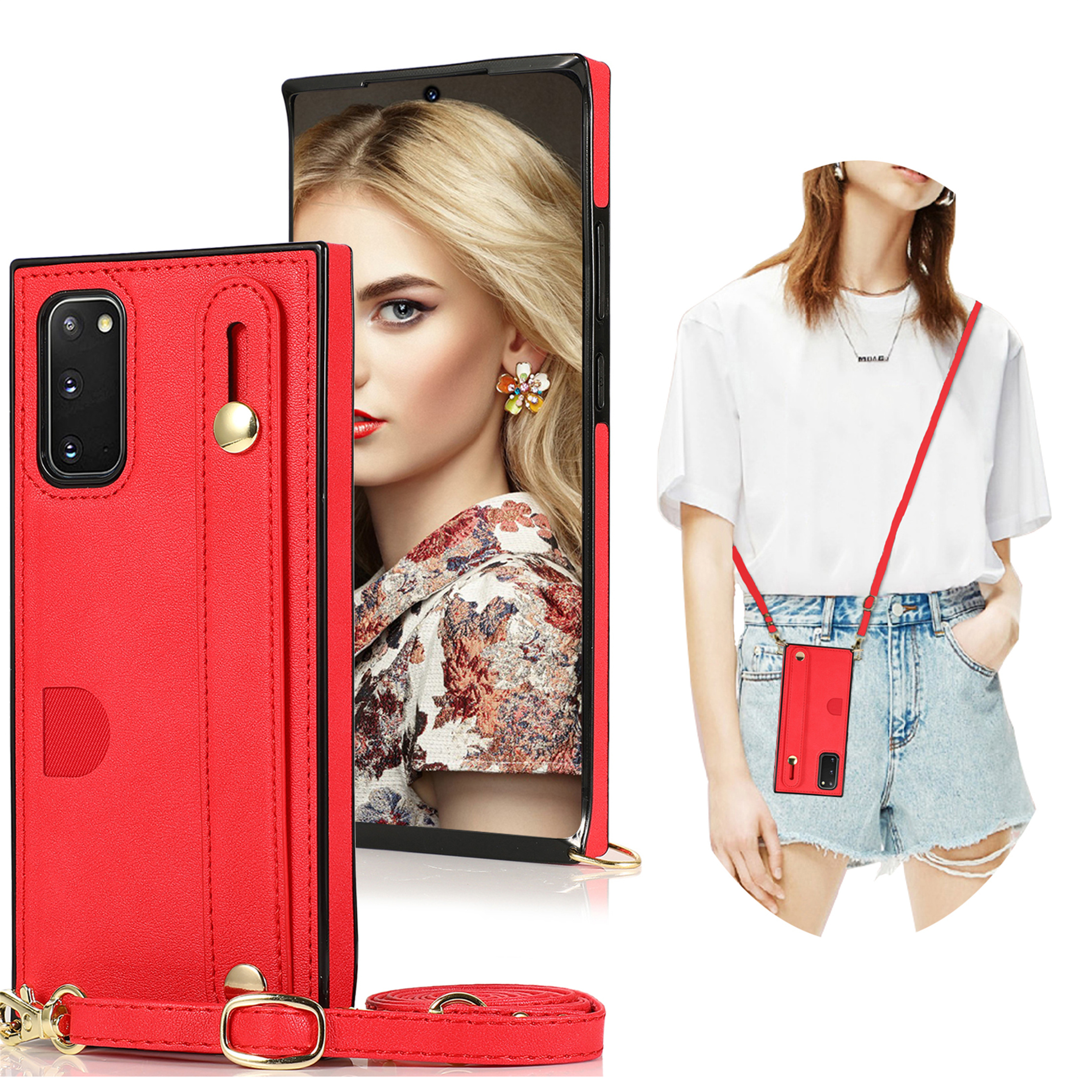 CCSmaller for Samsung Galaxy S20 FE 5G Case with Card Holder for Women, Phone Case Crossbody ...