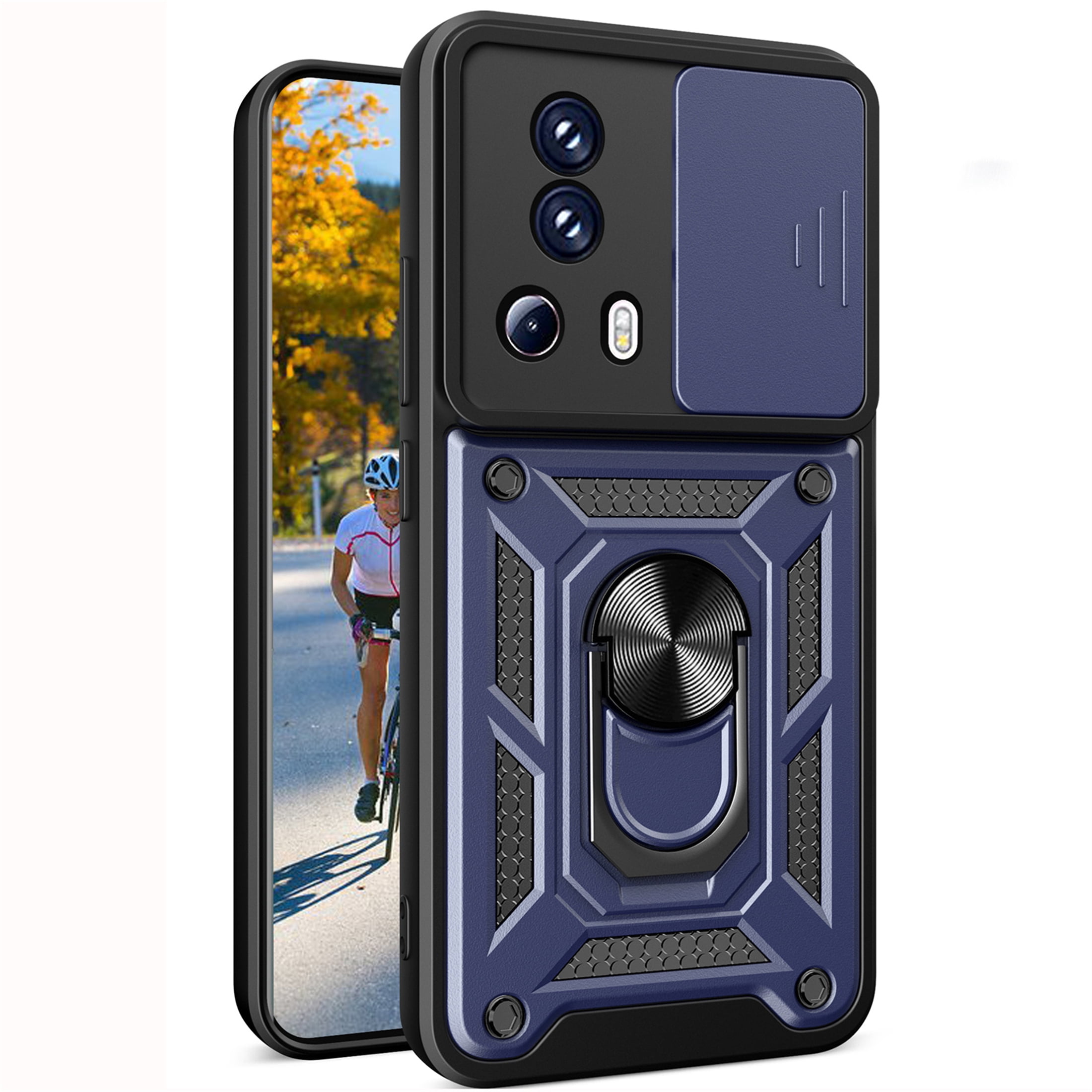 CCSmaller for Xiaomi 13 Lite Case with Slide Camera Cover for Men ...
