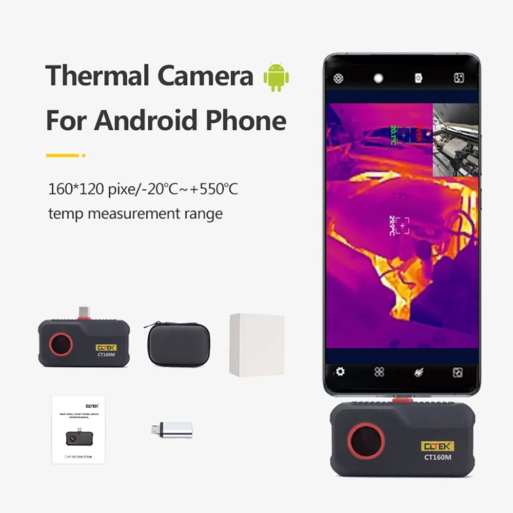 CCTEK CT160M Thermal Imager Thermal Camera for Android Phone Imaging ...