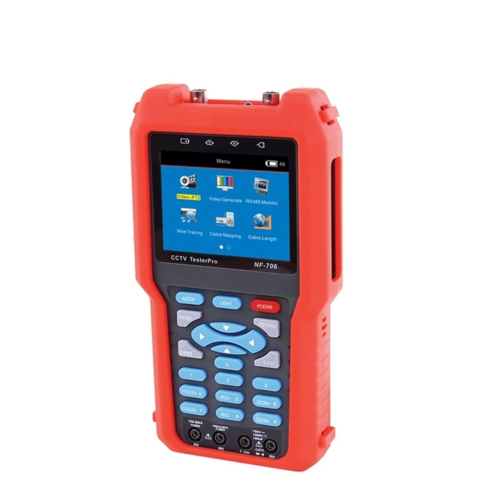 CCTV Cable Tester With Analog Video Input And Power Output, Networt ...
