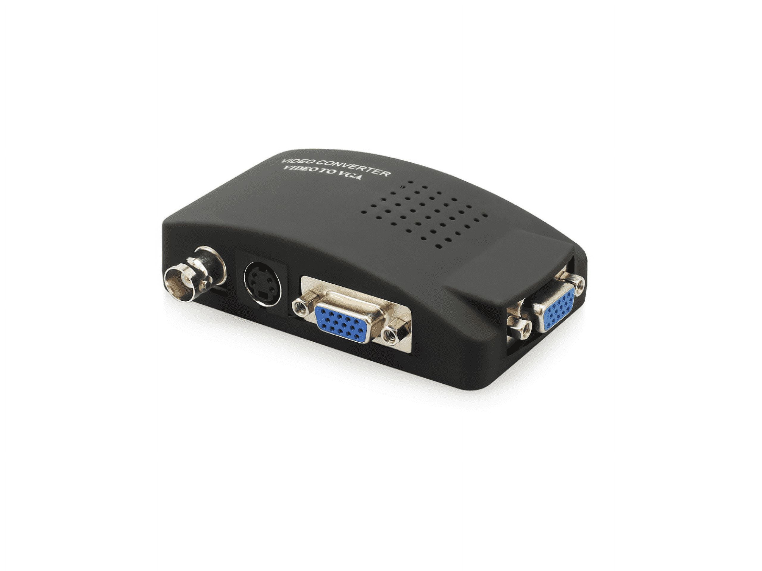 CCTV Camera BNC S-Video VGA to VGA Converter Box PC to TV VGA Input to ...