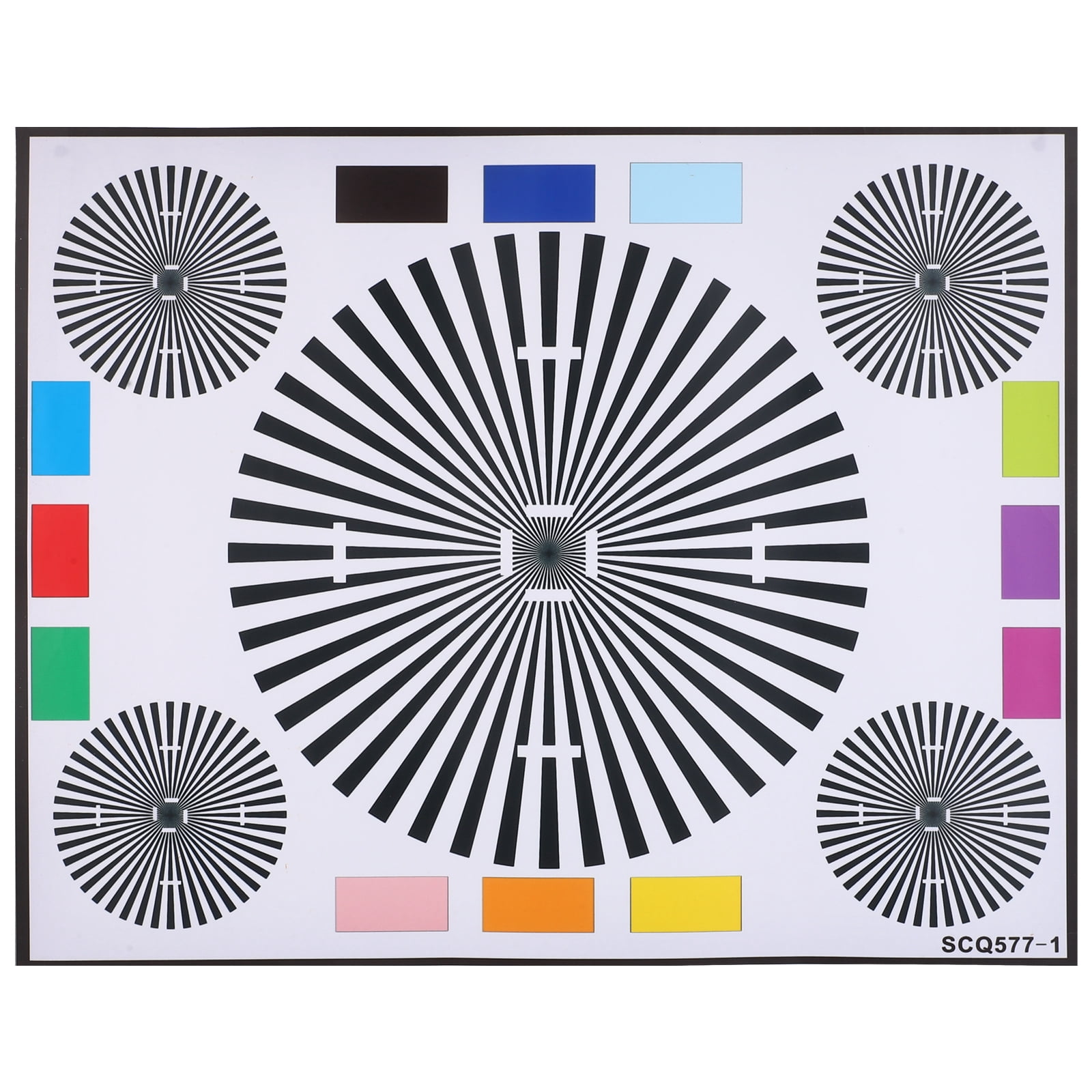 CCTV Camera Calibration Tool Paper Color Calibration Chart High ...