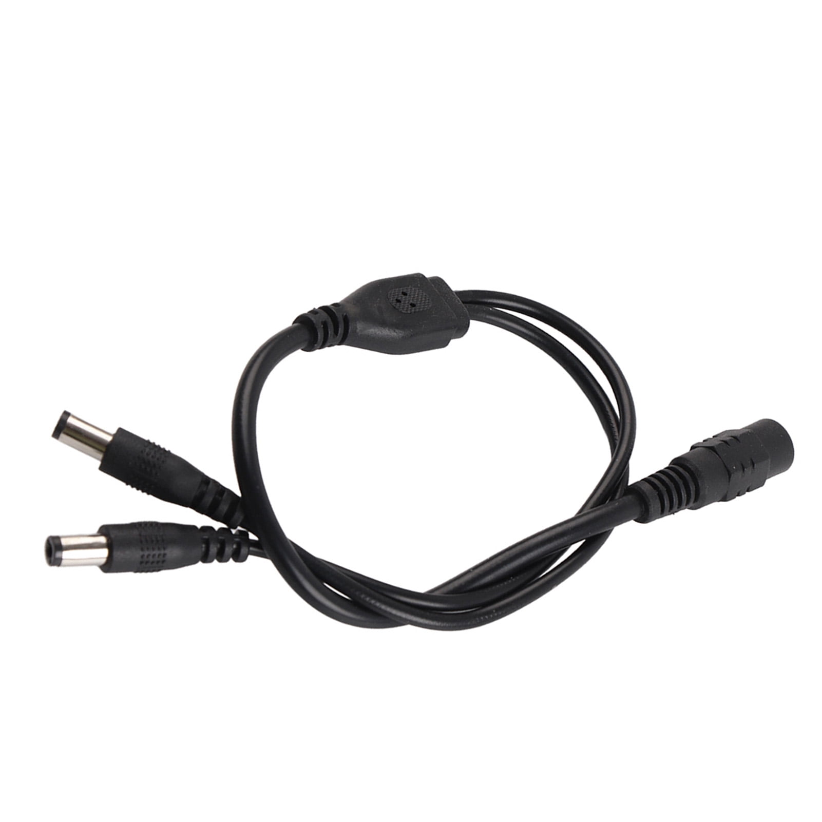 CCTV Camera Power Cord Splitter, 5.5x2.1mm 1 Female to 2 Male Adapter ...