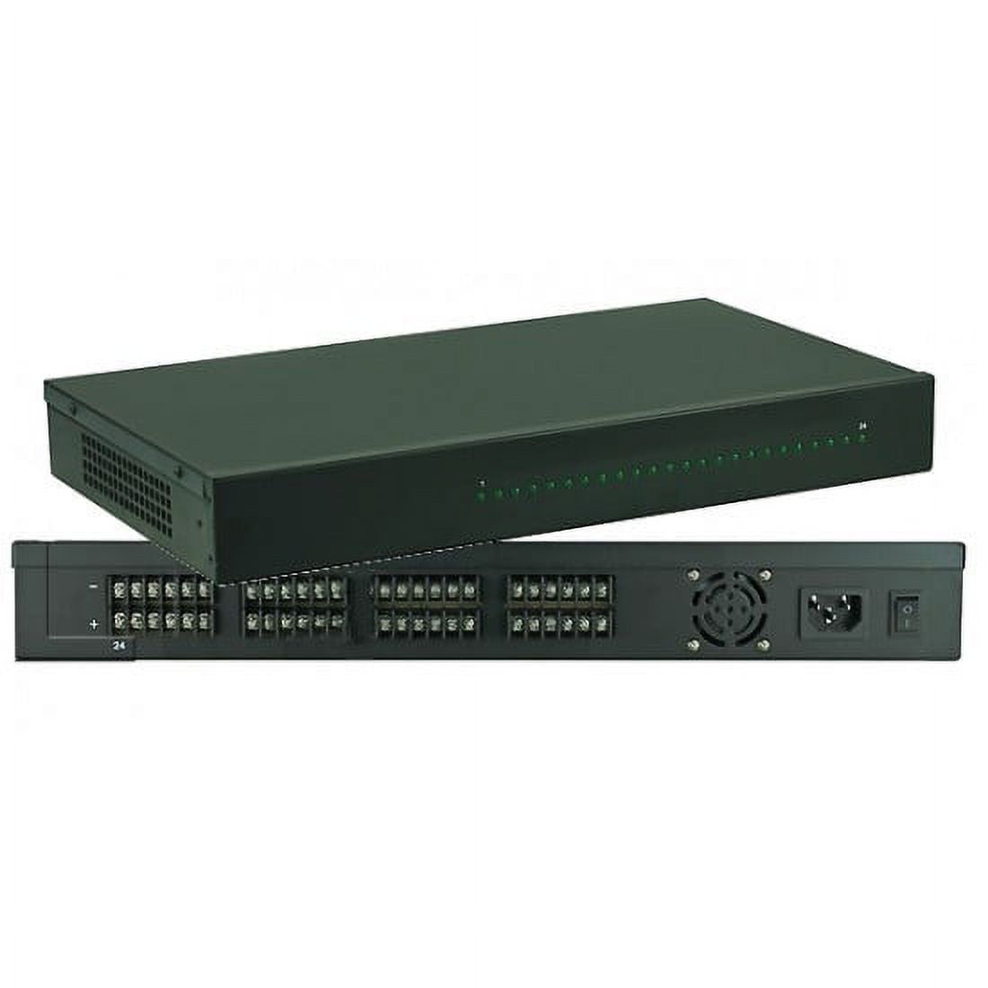 CCTV Camera Power Supply 24ch 24Amps rack mountable 12v dc power box ...