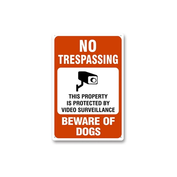 CCTV Camera Signs Reflective Waterproof Metal Sign CCTV Camera Sign for ...
