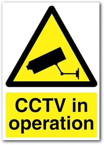 CCTV In Operation Sign CCTV Signs Hazard Identification Signs Metal Tin ...