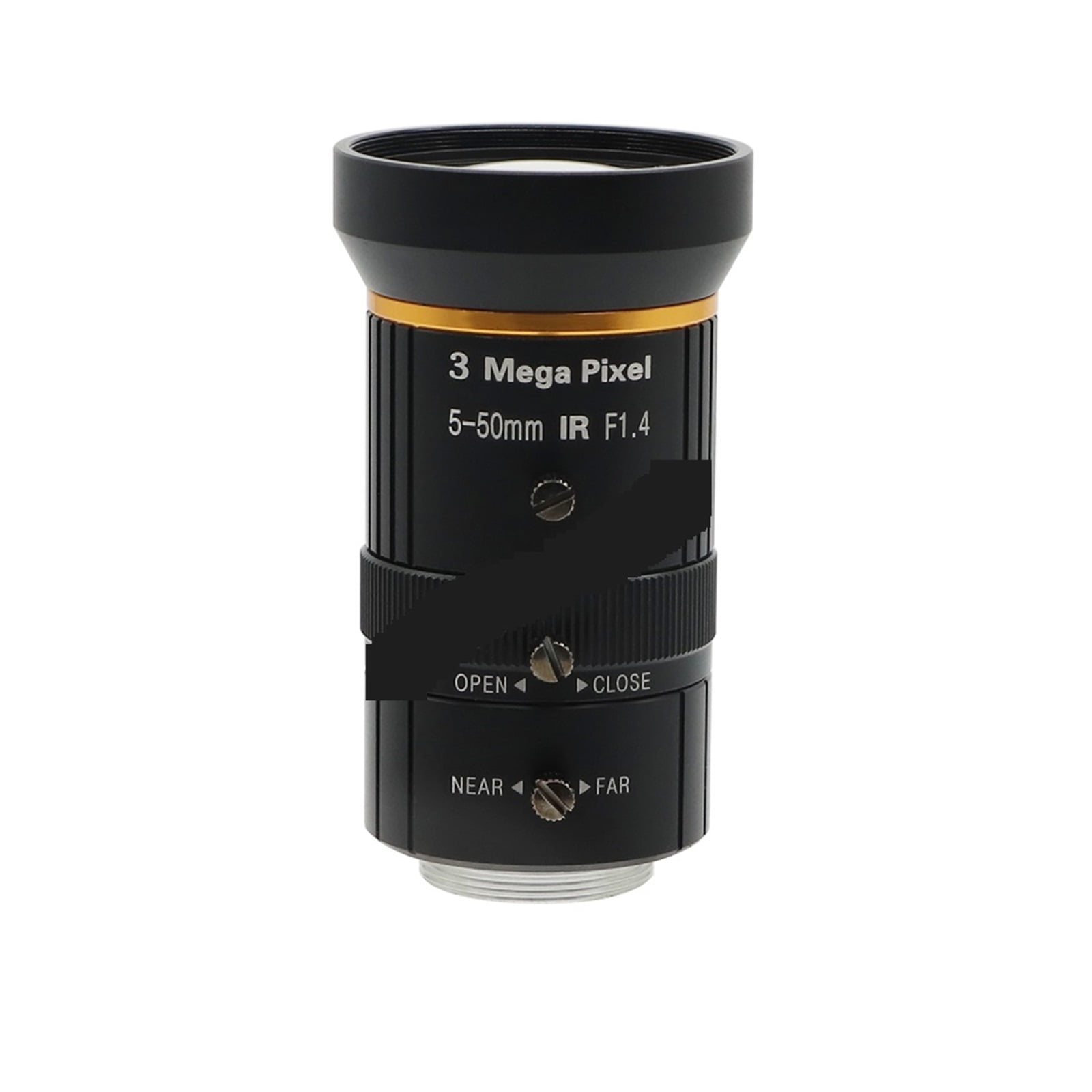 CCTV Security Camera 5-50mm Lens 3MP 1/2.7" F1.4 Manual Iris CS Mount ...