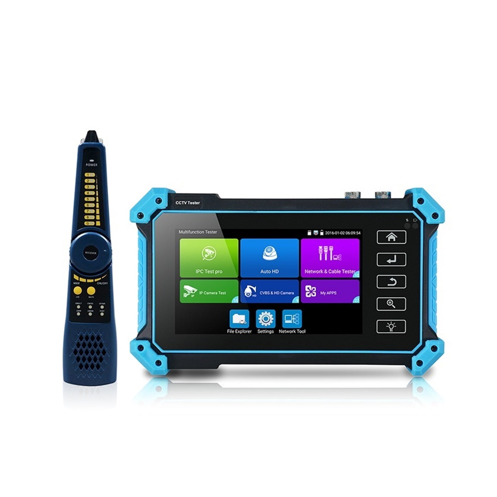 CCTV Tester IPC-5200 Plus Full 8MP IP CVI TVI AHD SDI Analog 6 IN 1 VGA ...