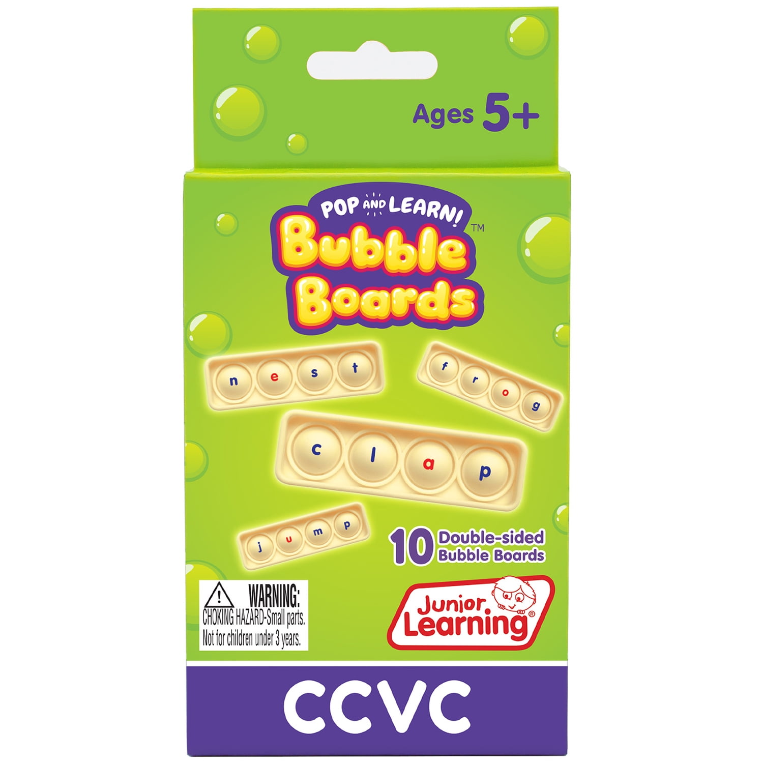 CCVC Bubble Boards: Junior Learning Pop and Learn, covers common words ...