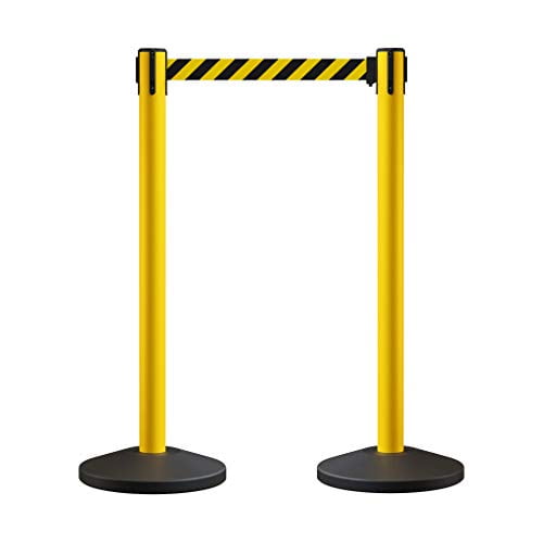CCW Series RBB-100 Set of 2 Stanchions with Retractable Belts - 11 Ft ...