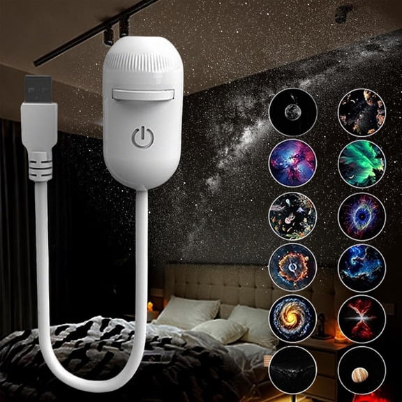 Galaxy Projectors for Home Decor with Colorful Light Effects