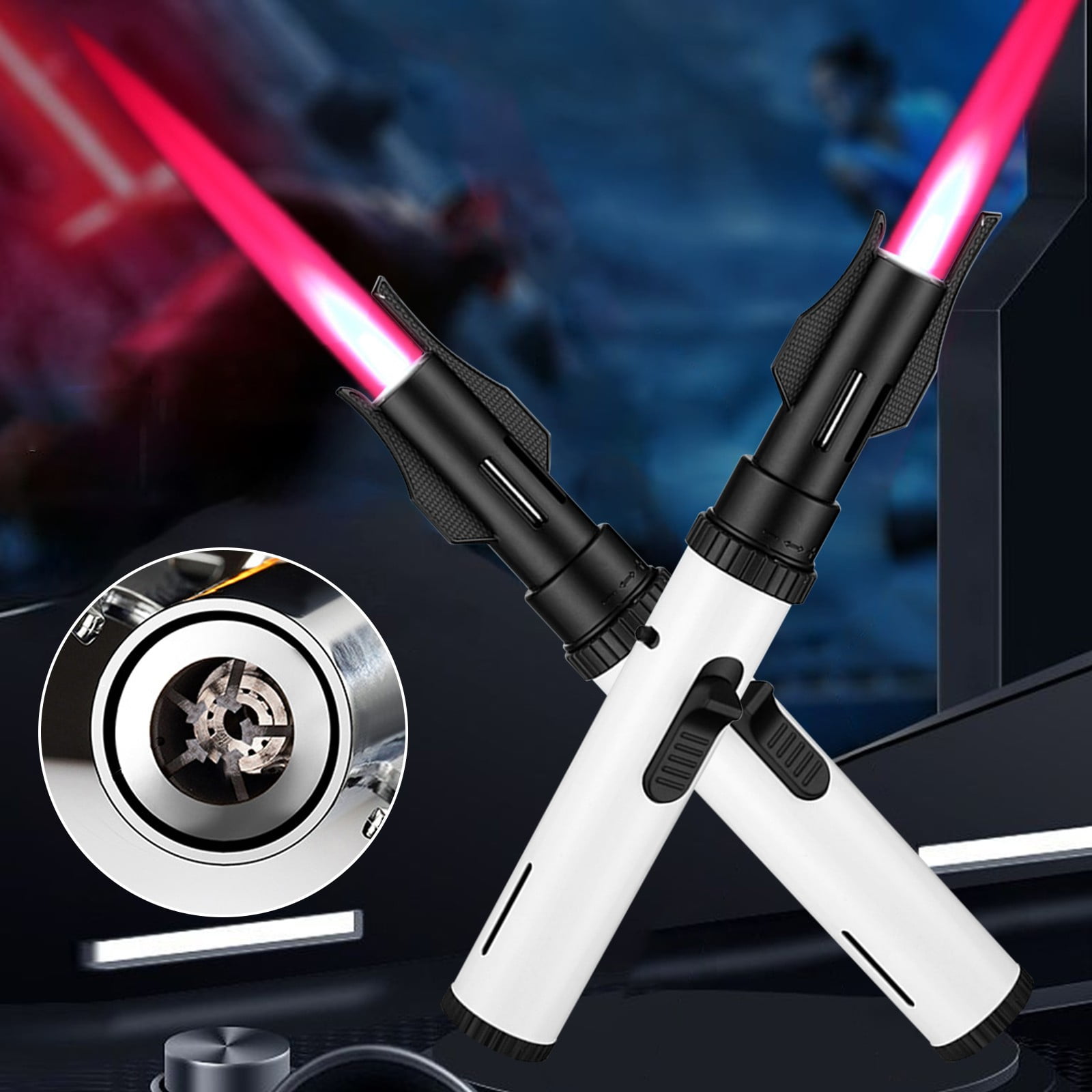 CCWADH Metal Gas Lighter - Windproof High Temperature Spitfire for ...