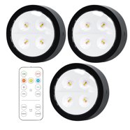 SHELLTON LED Puck Lights Battery Operated Under Cabinet Lighting, 16 ...