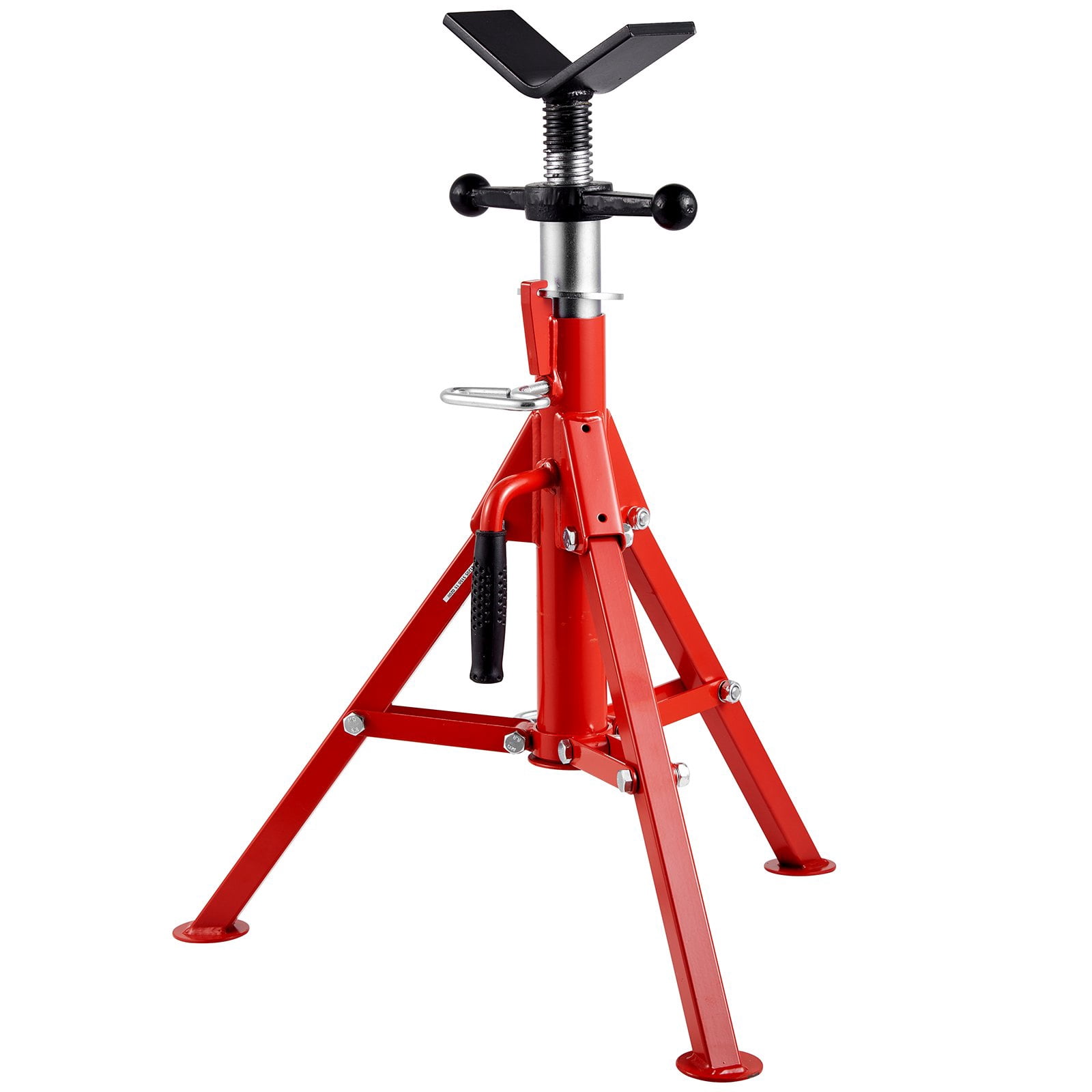CCY V Head Pipe Stand 1/8\"-12\" Capacity, Adjustable Height 24\"-42 ...
