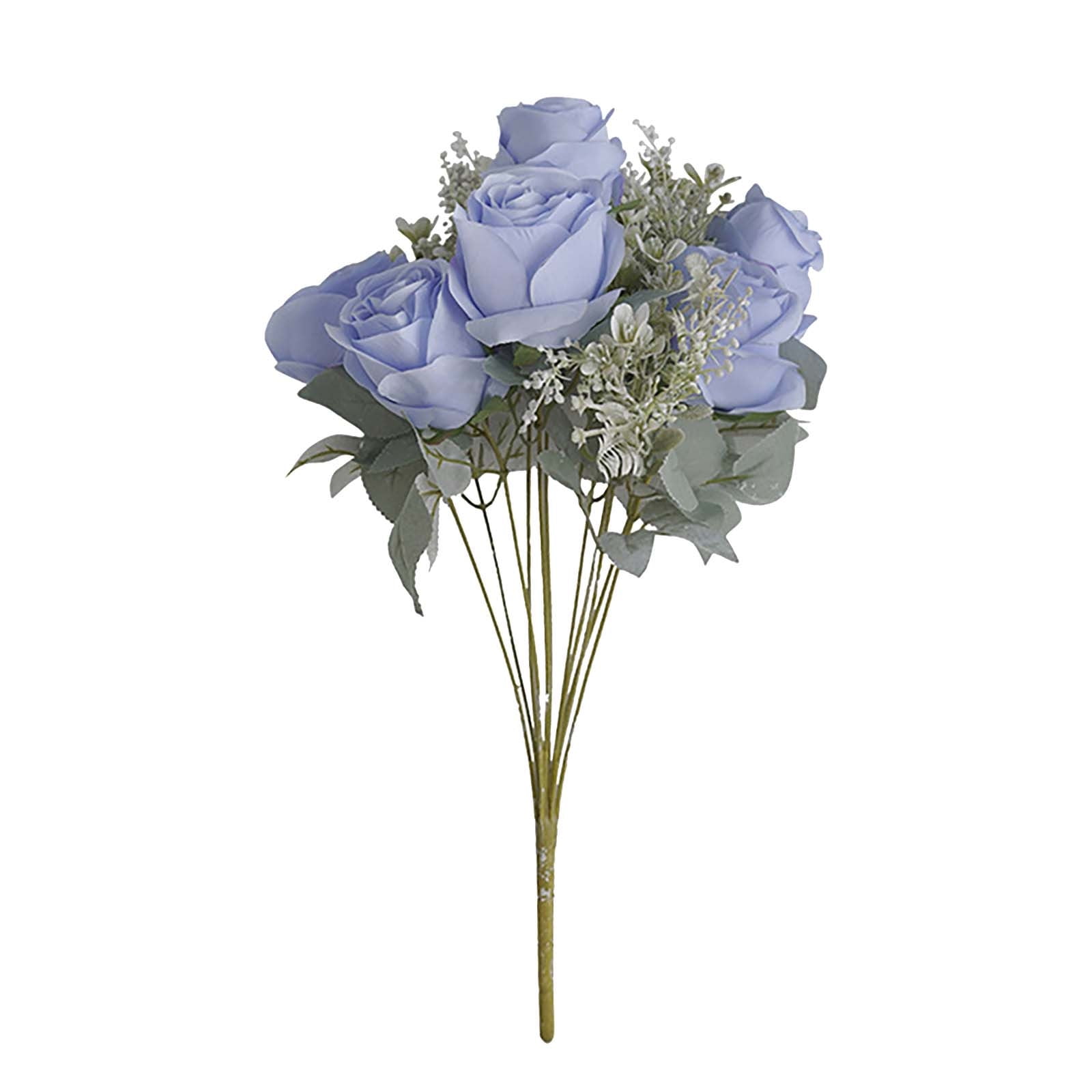 CCYDFDc Artificial Rose Flowers Bouquet Silk Flower Roses, Simulated ...