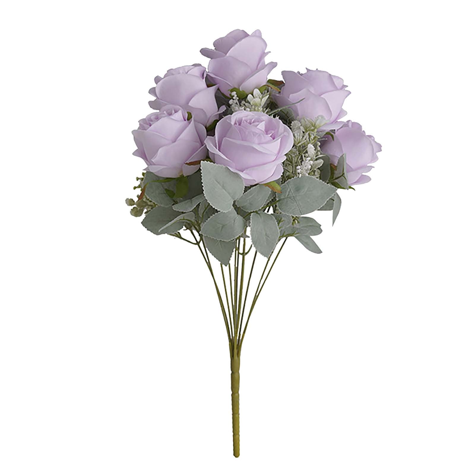 CCYDFDc Artificial Rose Flowers Bouquet Silk Flower Roses, Simulated ...