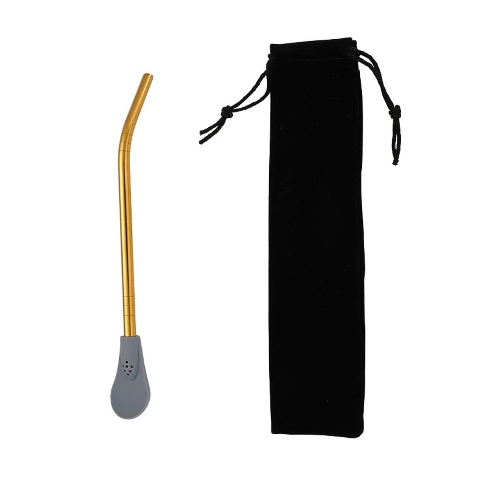 CCYDFDc Reusable Straws Spoon, Stainless Steel Straw Spoon Filter ...