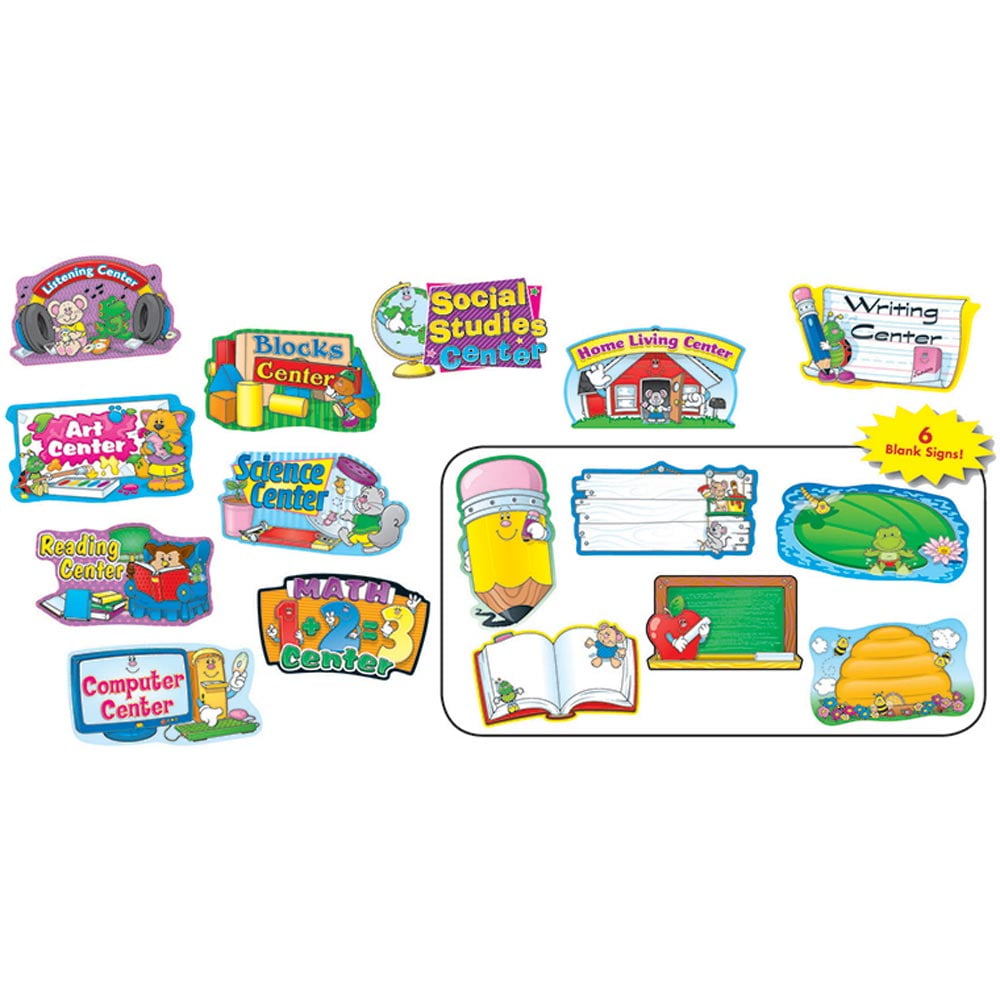 CD-110040 - Center Signs Mini Bulletin Board Set by Carson Dellosa ...