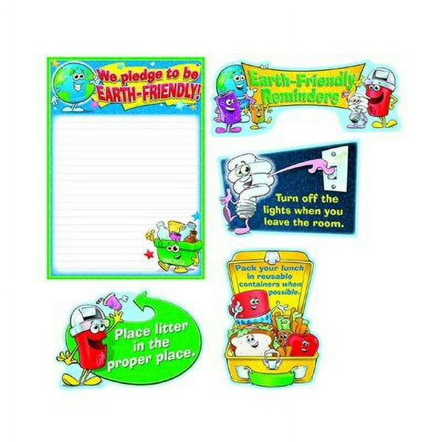 CD-110108 - Earth-Friendly Reminders Bulletin Board Set by Carson ...