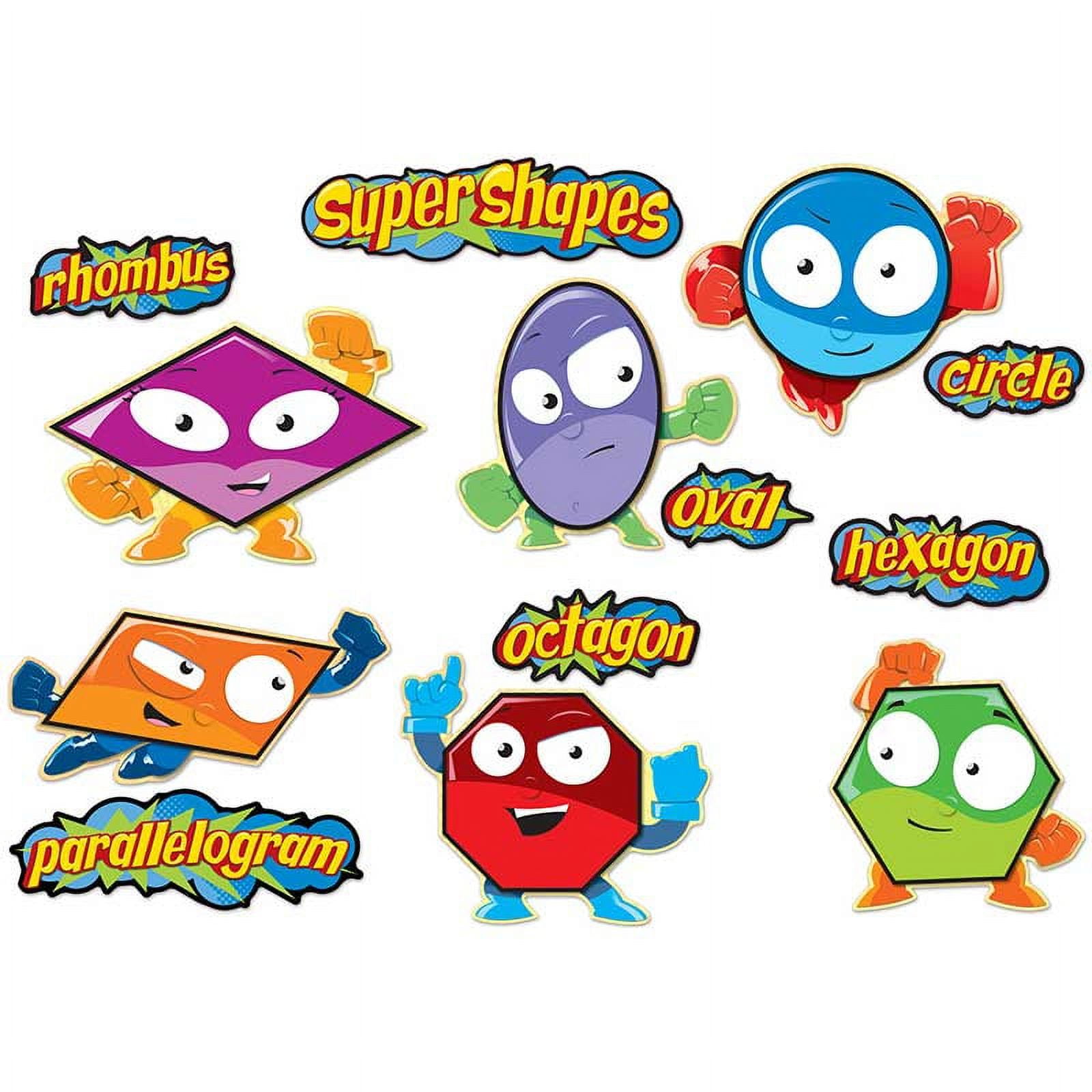 CD-110174 - Super Shapes Bulletin Board Set by Carson Dellosa - Walmart.com