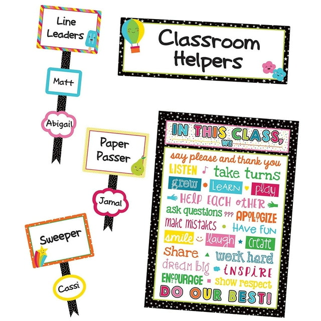 CD-110329 - School Pop Classroom Management Bulletin Board Set by ...