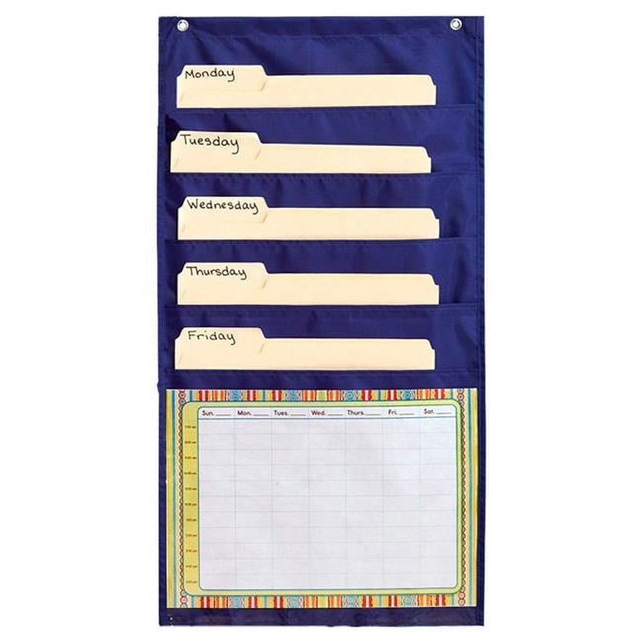 CD-158163 - Weekly Organizer Pocket Chart with Cards by Carson Dellosa ...