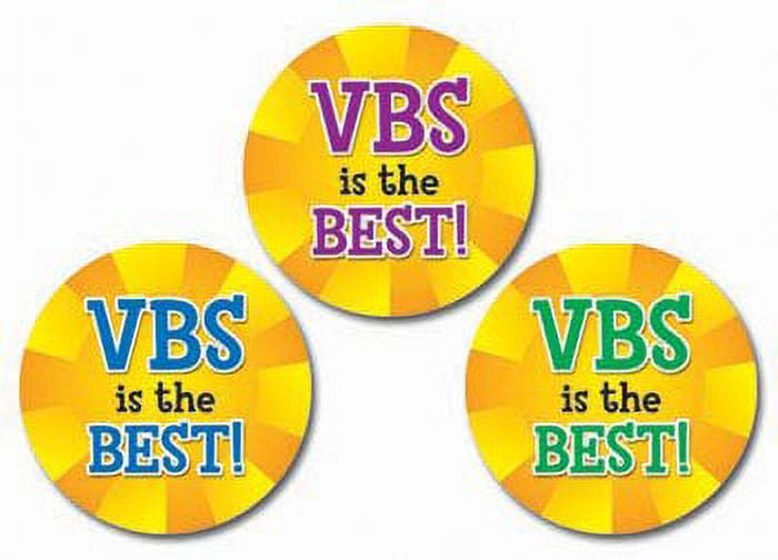 CD-268026 - Vbs Is The Best Stickers by Carson Dellosa - Walmart.com