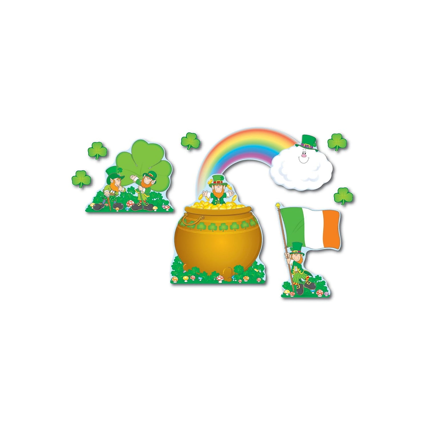 CD-3263 - St. Patrick's Day Bulletin Board Set by Carson Dellosa ...
