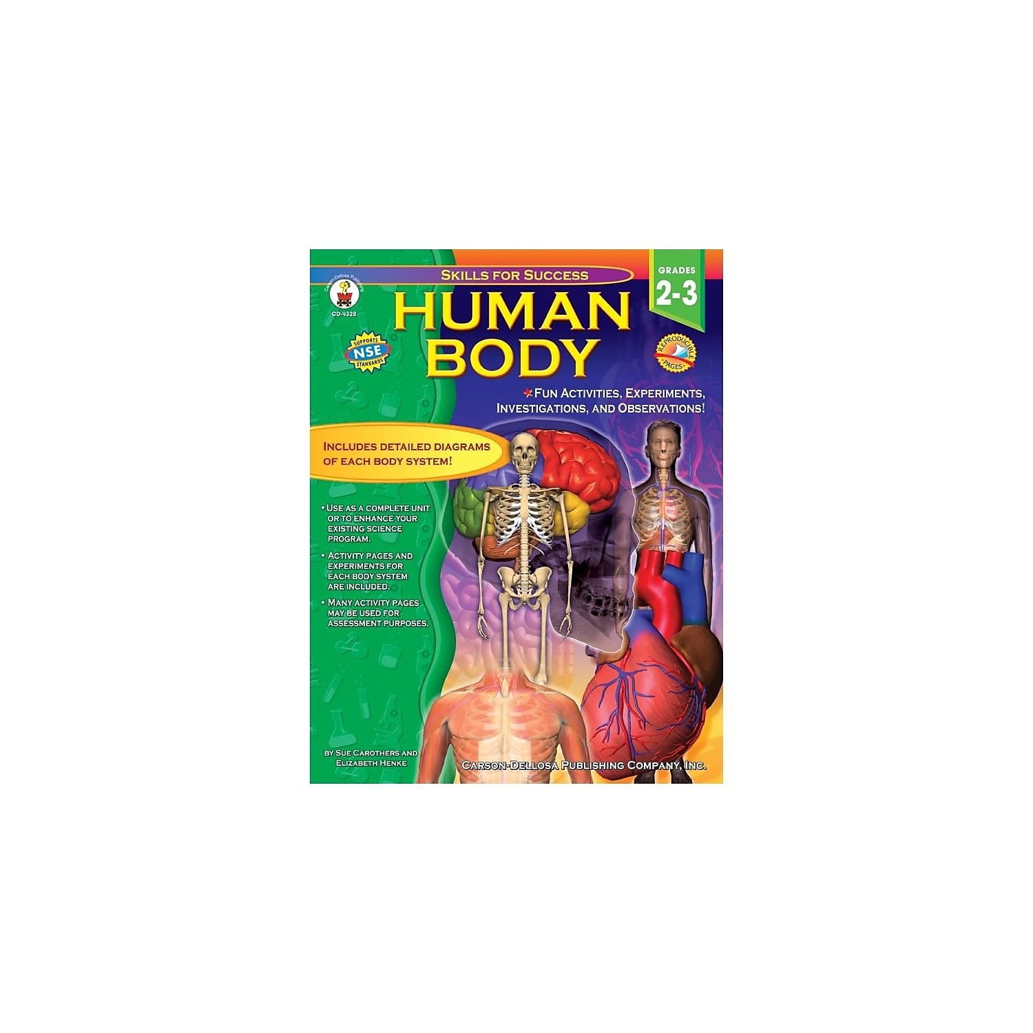 CD-4328 - Human Body Resource Book, Grades 2-3 by Carson Dellosa ...
