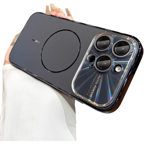 CD Aurora Laser Camera Protection Magnetic Phone Case for iPhone ...