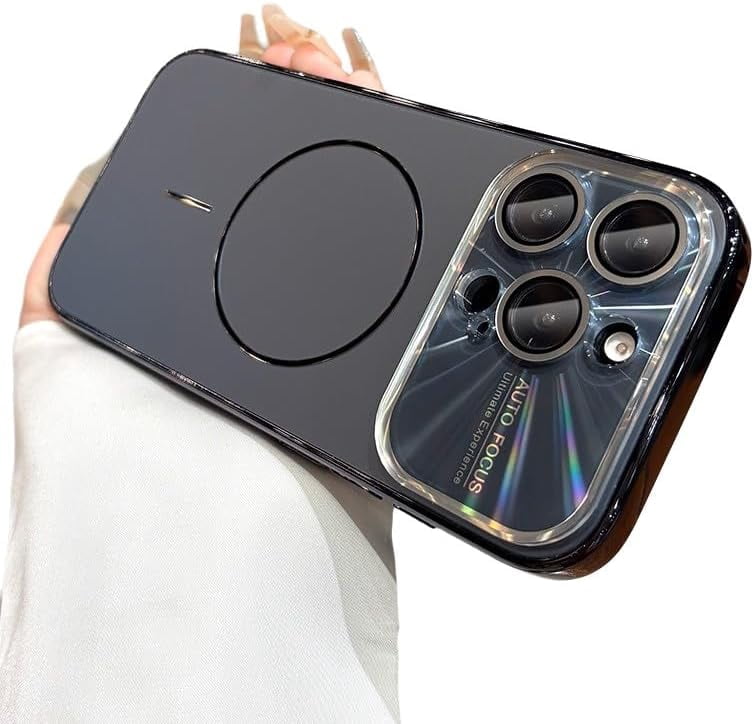 CD Aurora Laser Camera Protection Magnetic Phone Case for iPhone ...