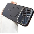CD Aurora Laser Camera Protection Magnetic Phone Case for iPhone ...