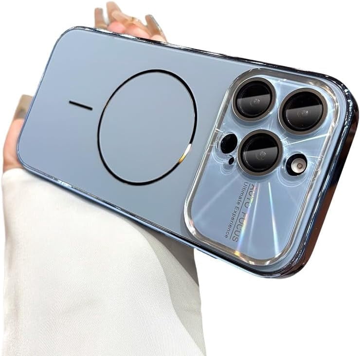 CD Aurora Laser Camera Protection Magnetic Phone Case for iPhone ...