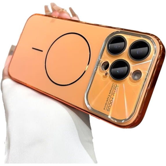 CD Aurora Laser Camera Protection Magnetic Phone Case for iPhone ...