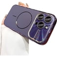 CD Aurora Laser Camera Protection Magnetic Phone Case for iPhone ...