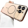 CD Aurora Laser Camera Protection Magnetic Phone Case for iPhone ...