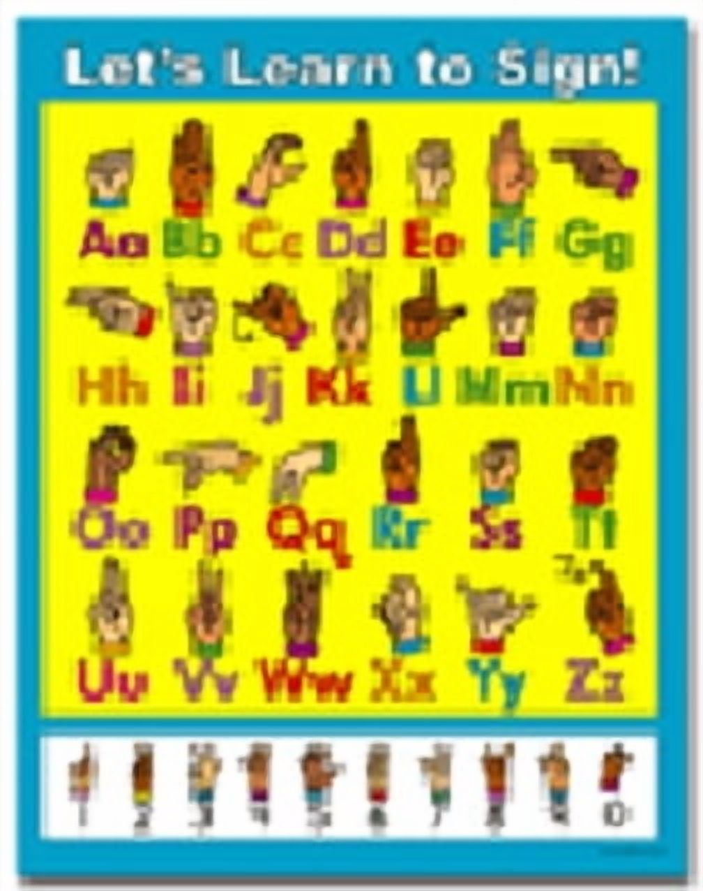 CD CARSON DELLOSA PUBLISHING GROUP Let's Learn to Sign! ASL Alphabet ...