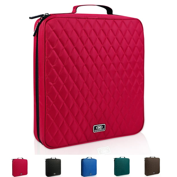 CD Case 160 Capacity Nylon Heavy Duty DVD Holder CD Organizer CD ...