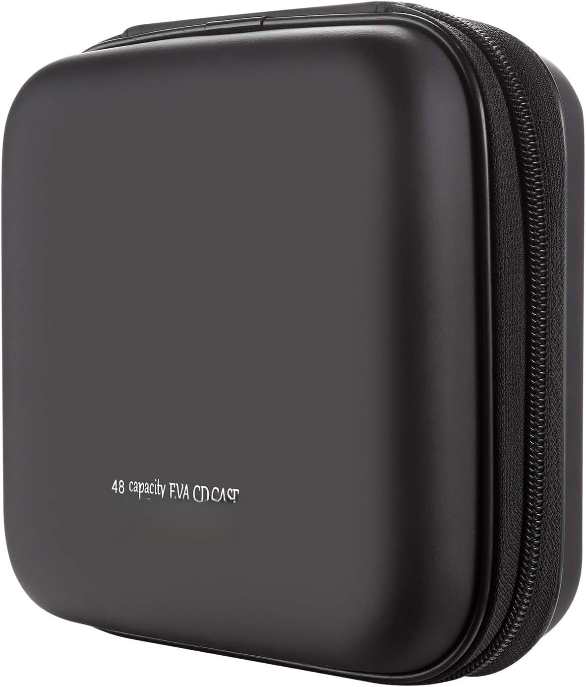 CD Case, 48 Capacity EVA Protective Blu-ray DVD Case Portable Zipper CD ...