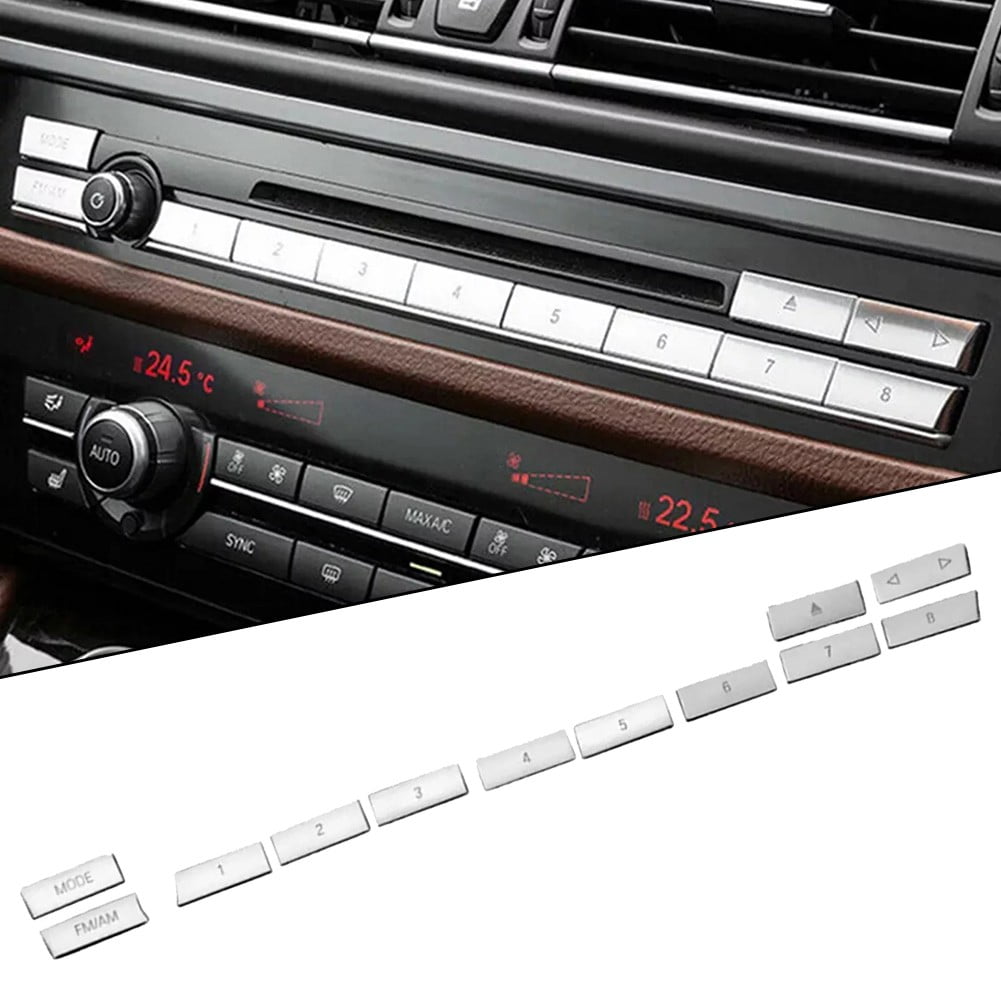 CD Center Panel Mode Button Cover Trim For BMW 5 6 7 for F10 F11 F07 ...