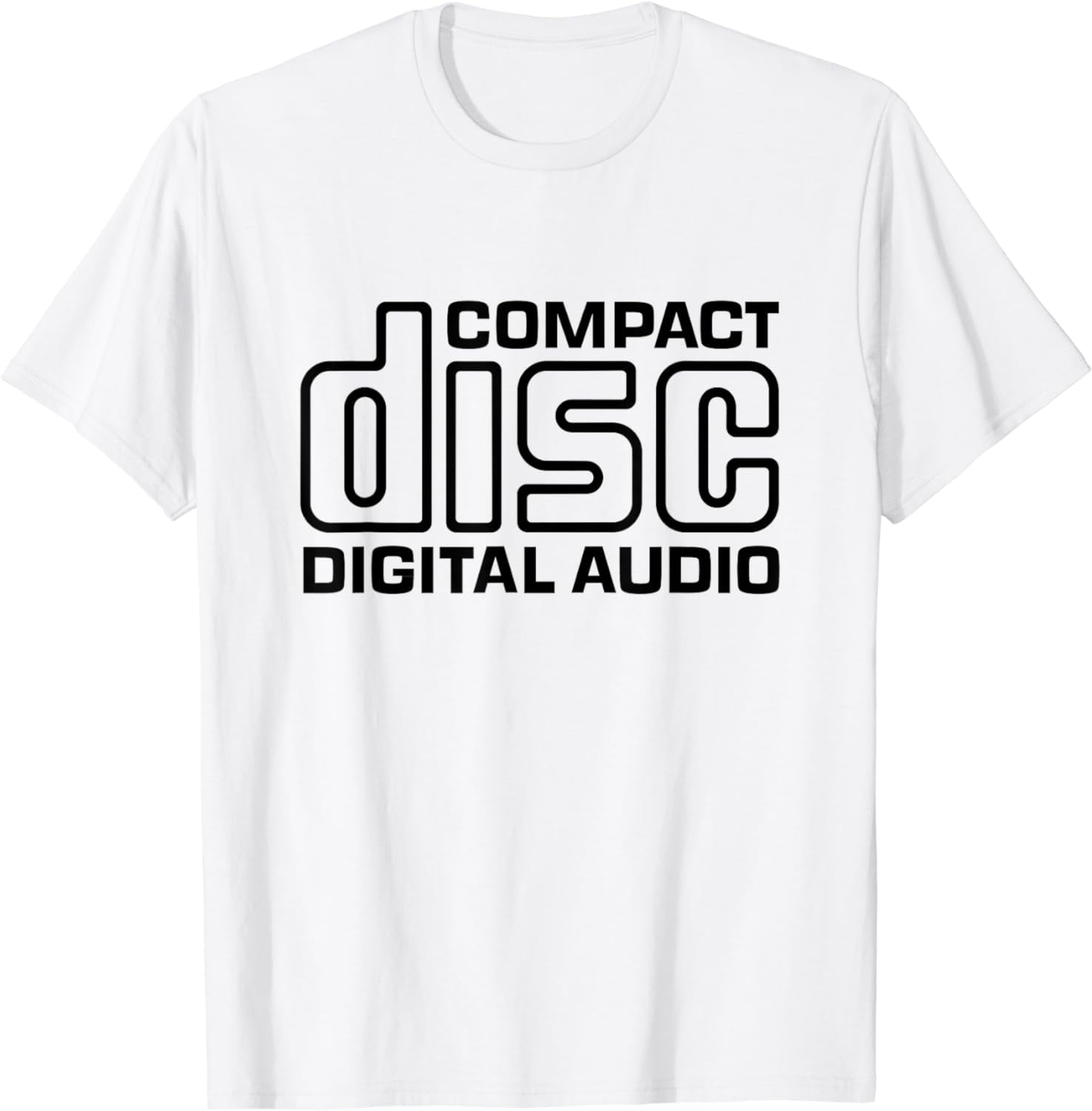 CD Compact Disc Digital Audio Logo Cool Retro Vintage Meme T-Shirt ...