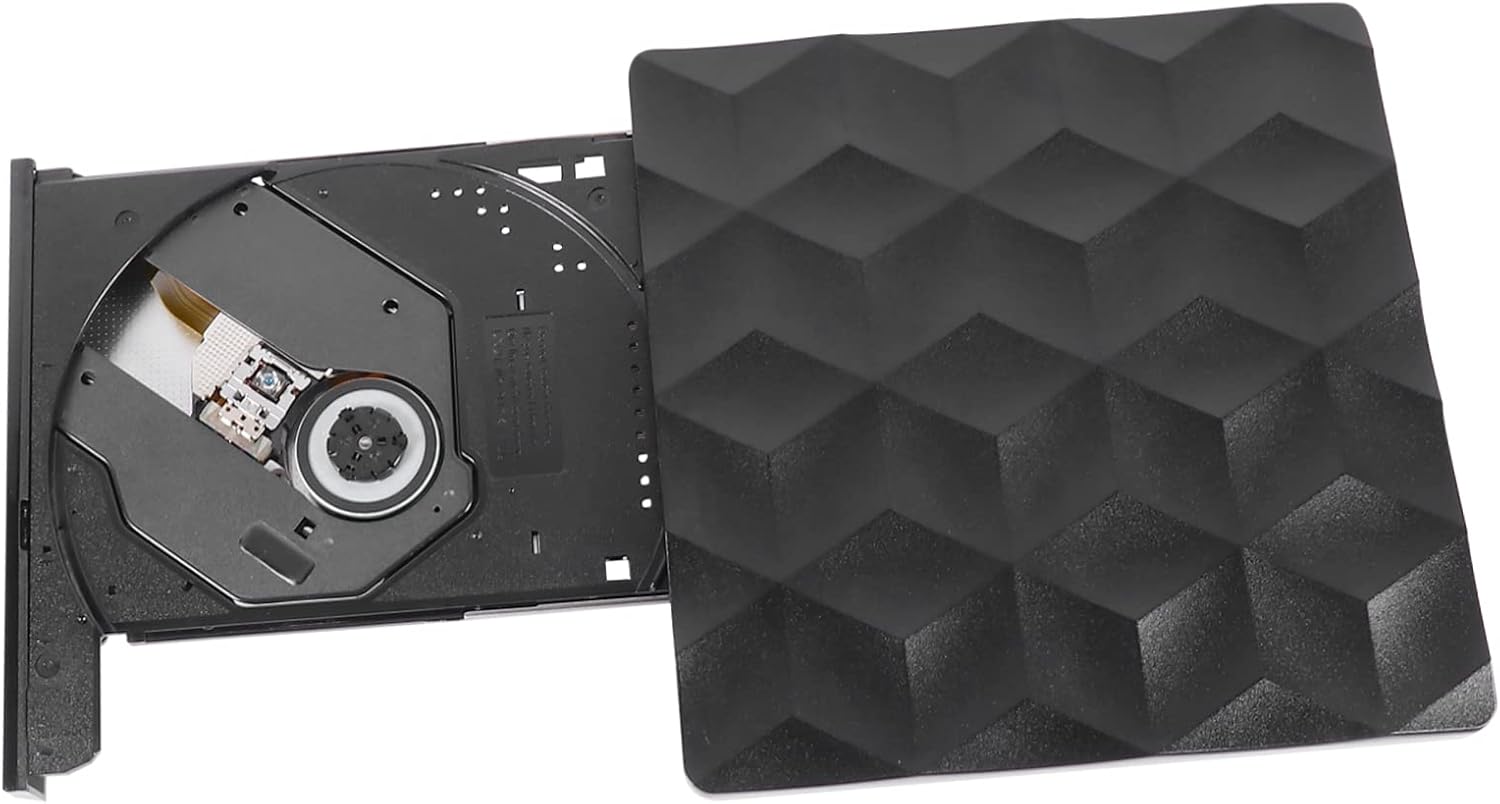 CD/DVD External Drive Burner USB Drive Slim Laptop Portable Drive 3D ...