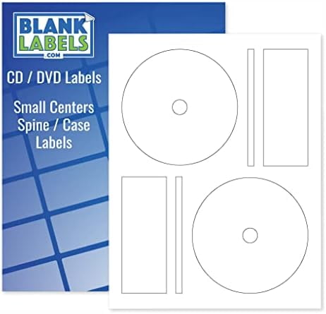 CD/DVD Labels - Memorex Full Face Compatible, Small Center Style ...