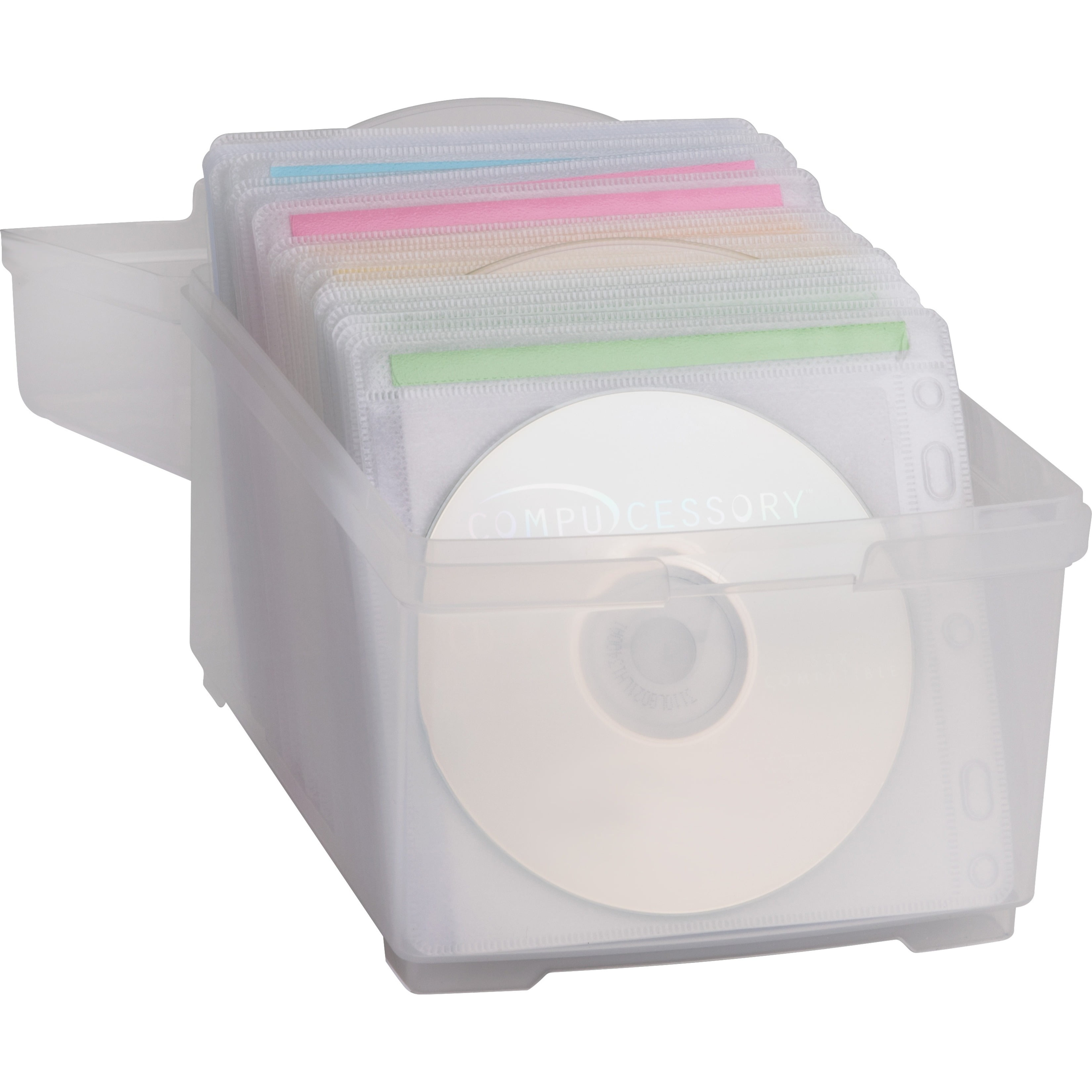 CD/DVD Sleeves Storage Box - Walmart.com