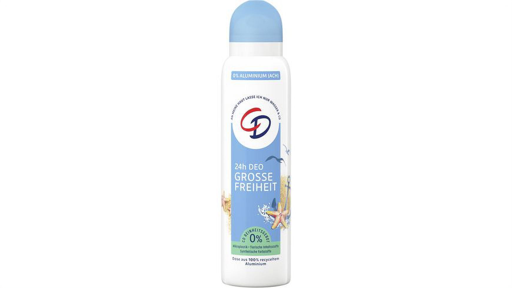 CD Deodorant: FREEDOM Seabreeze spray 150ml - Walmart.com