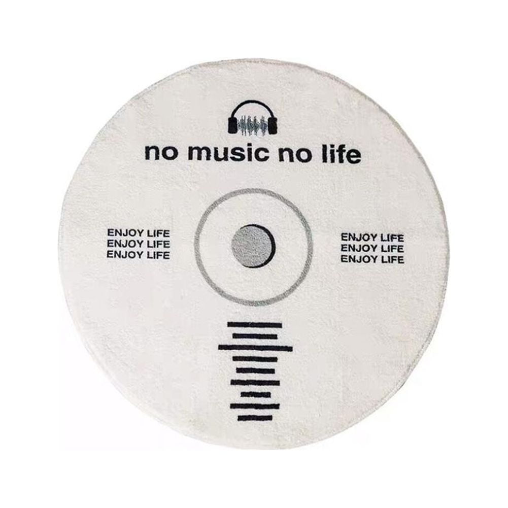 CD Disc Floor Mat,CD Shaped Carpet Round Area Rugs For Living Room ...